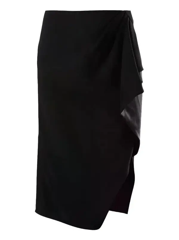 Altuzarra Pencil Skirt With Draping - Black