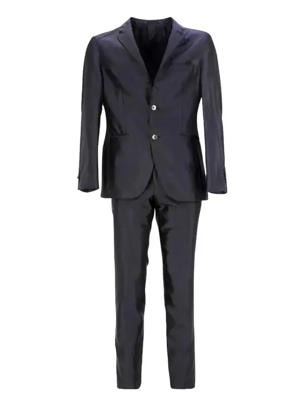 Hugo Single-breasted Straight-leg Suit - Blue