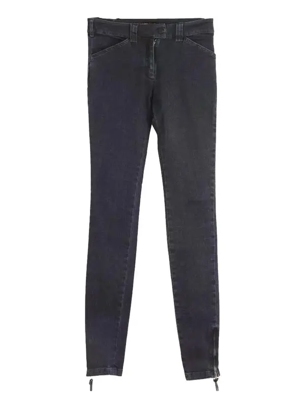 Balenciaga Zip-hem Pockets Jeans - Blue