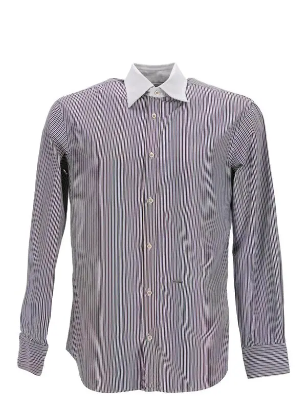 Dsquared2 Striped Cotton Shirt - White