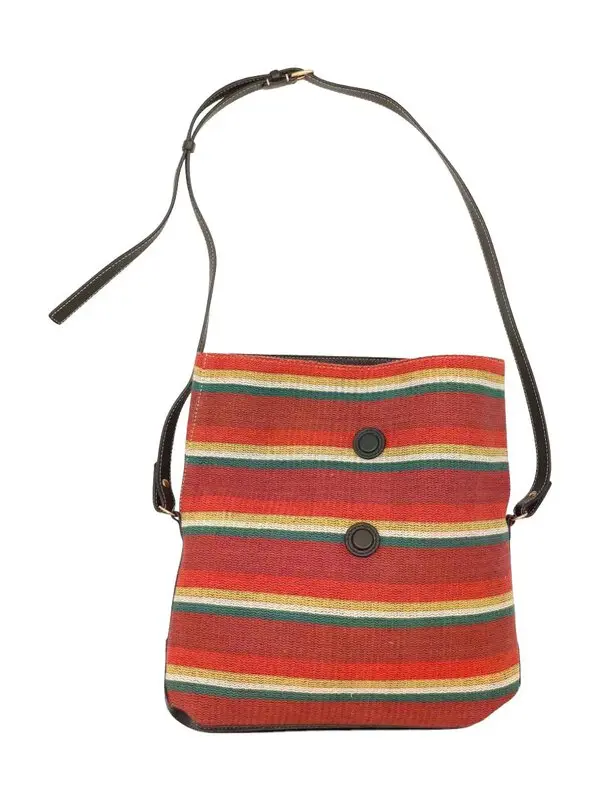 Altuzarra Striped Shoulder Bag - Red