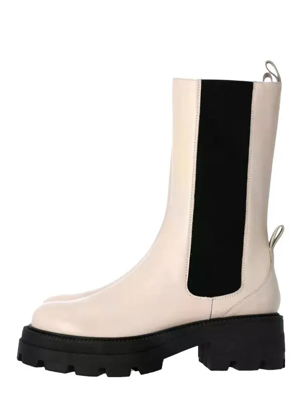 SERGIO ROSSI Milla Platform Boots - White