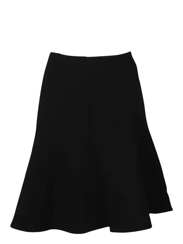 TEMPERLEY LONDON A-line Midi Skirt - Black