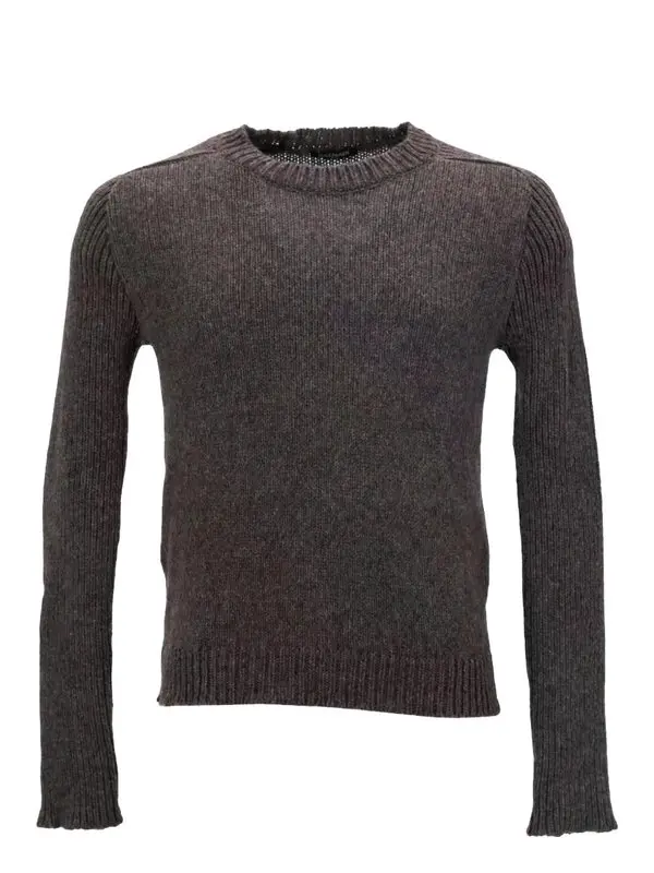 Balmain Crew-neck Sweater - Brown