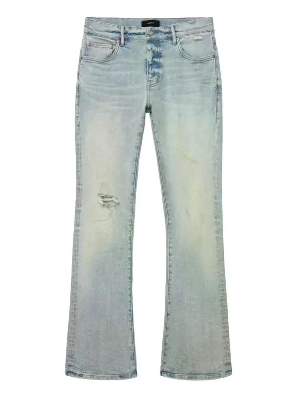 PURPLE BRAND P004 Distressed Blowout Jeans - Blue