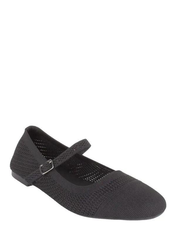 Tahari Dubai Mary Jane Flat - Black