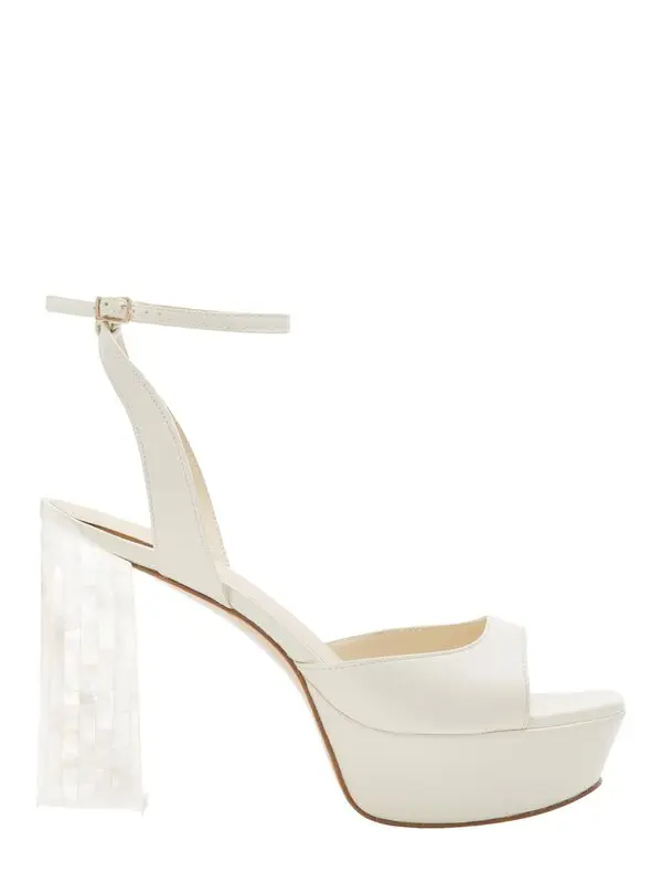 FREYA ROSE Margot Platform Heel Sandal - Ivory
