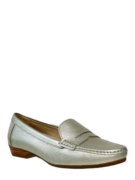DAVID TATE Penny Loafer - Platinum
