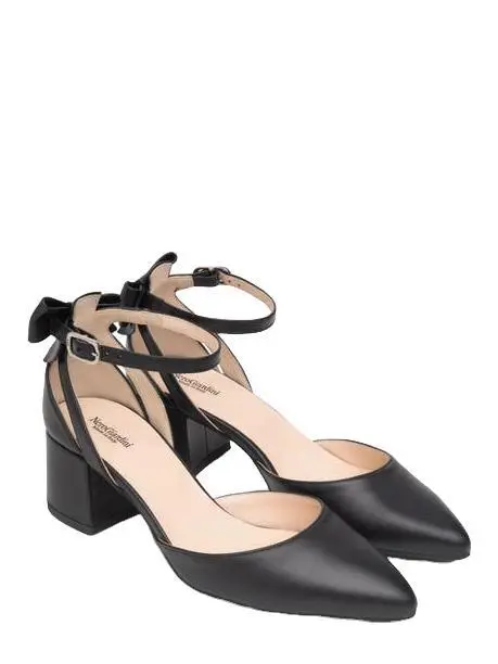 NEROGIARDINI Ankle Strap Pump - Black