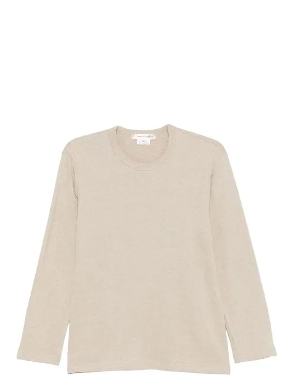 Comme Des Garçons Linen And Cotton-blend T-shirt - Beige