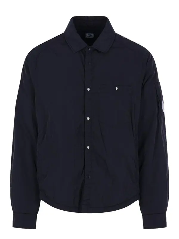 C.P. COMPANY C. P. Company Chrome-r Nylon Overshirt - Blue