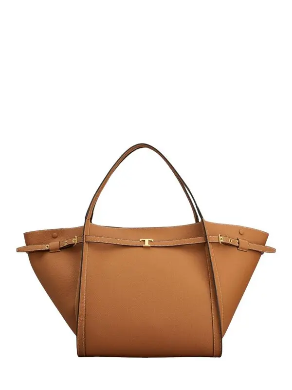 TOD'S Medium Leather Tote - Brown