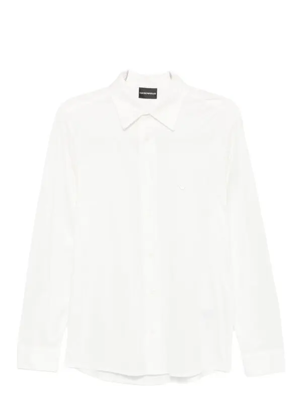 Emporio Armani Cotton Blend Shirt - White