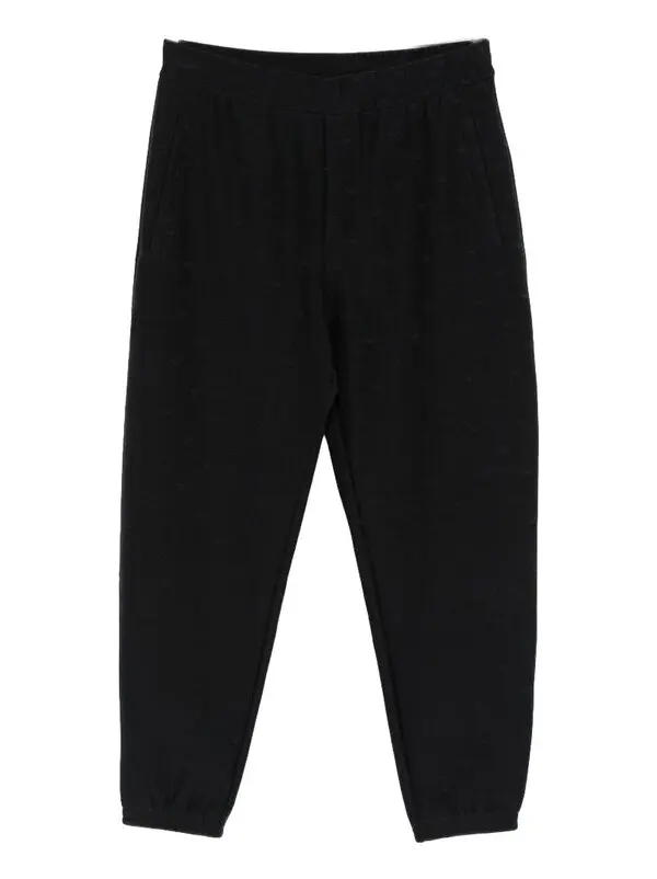 Emporio Armani Cotton Blend Sweatpants - Blue
