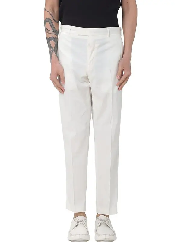 PT TORINO Plain Trousers - White