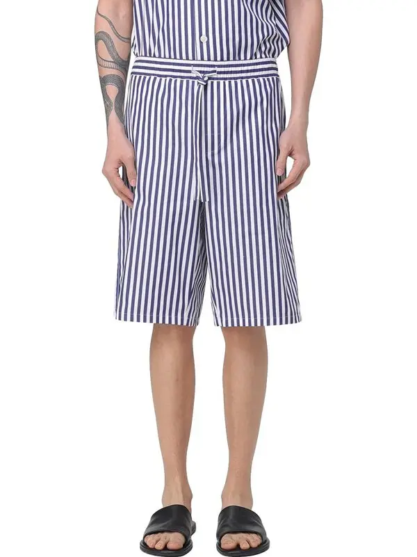 Dolce & Gabbana Stretch Cotton Knee-length Shorts - Striped