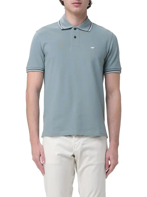 Emporio Armani Polo Shirt - Gnawed Blue