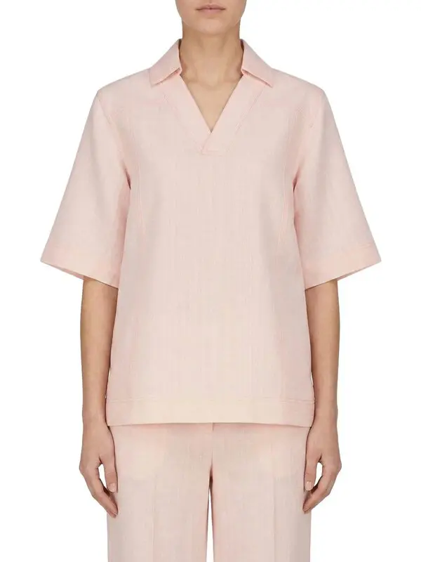 Loulou De Saison Polo Shirt - Pink