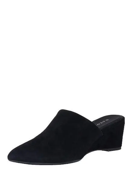 Natori Tonic Suede Wedge - Black