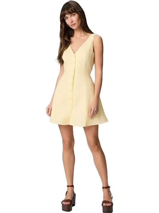 Paige Raye Mini Dress - Yellow