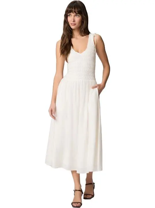 Paige Tiered Maxi Dress - White