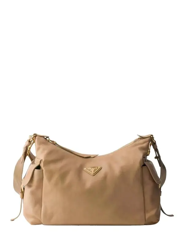 Prada Large Nappa Leather Explore Bag - Neutrals