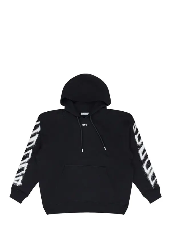 Off-White Spray Can Arrow Skate Hoodie - Black