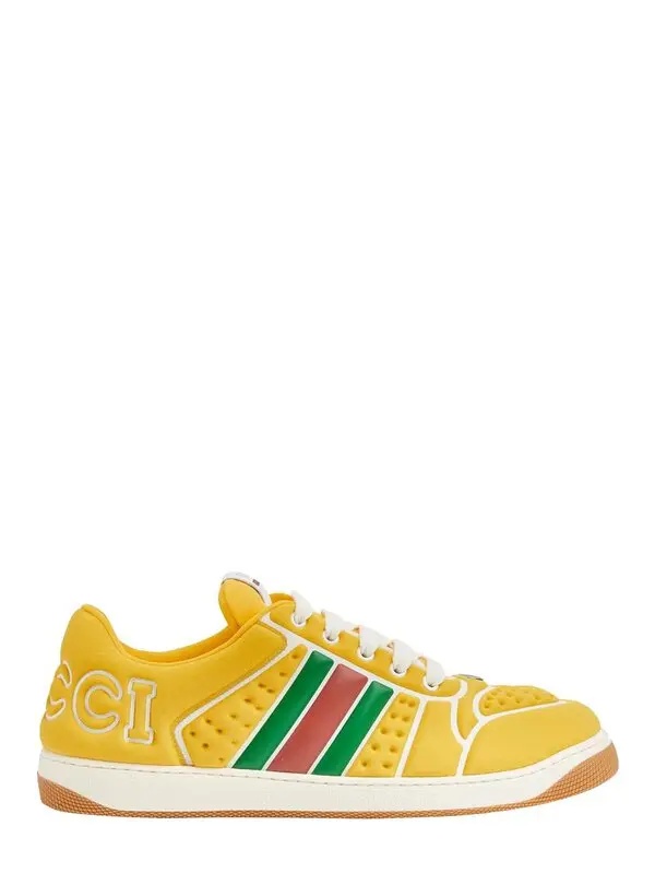 Gucci Screener Sneakers - Yellow