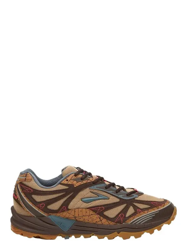 Brooks Staple X Cascadia 1 'ginger Wren Stormy Weather - Brown
