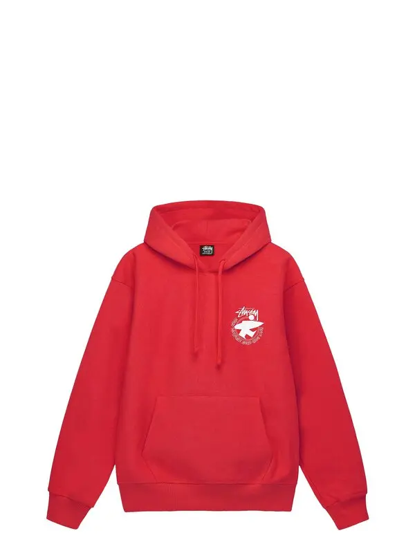 StÜssy Beach Roots Hoodie - Red