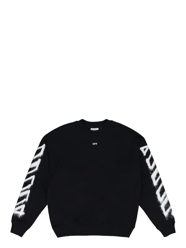 Off-White Spray Can Arrow Crewneck - Black