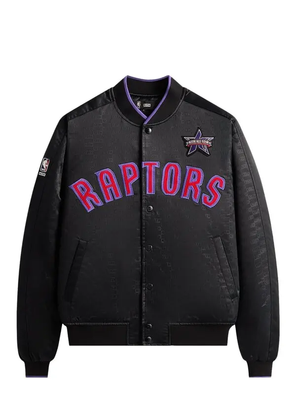 Kith For Nba All-star Toronto Raptors Bomber Jacket - Black