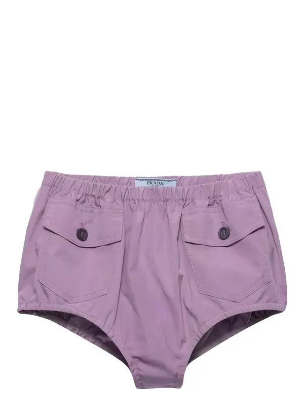 Prada Poplin Boy Shorts - Purple