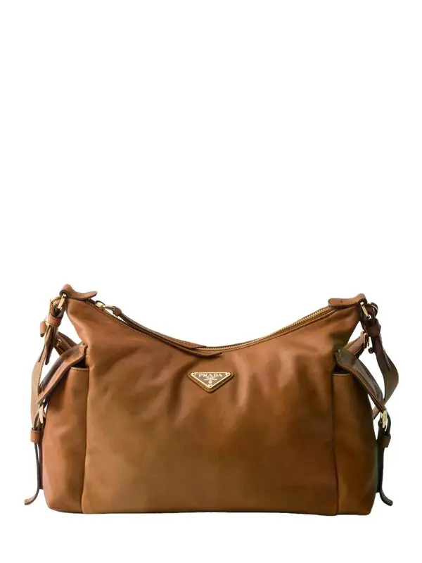 Prada Explore Large Nappa Leather Bag - Brown