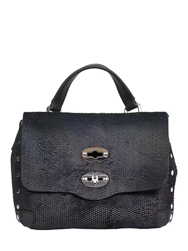ZANELLATO Studded-embellishment Tote Bag With Turn-lock - Black