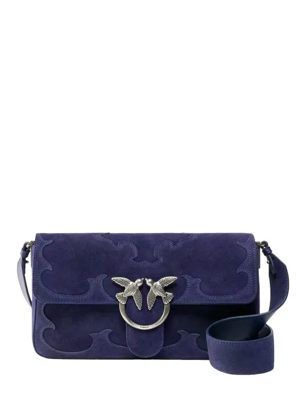Pinko Love Birds Crossbody Bag - Purple