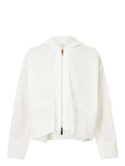 CFCL Cotton-blend Hoodie Jacket - White