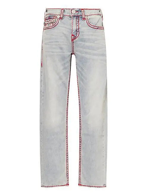True Religion Bobby Super T Flap Baggy-fit Denim Jeans - Playmaker Lt Wash