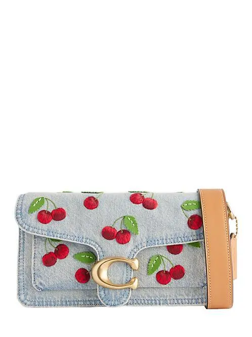 COACH Denim Shoulder Bag - Denim Multi