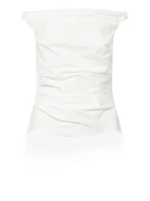 Simkhai Maisel Draped Top - White