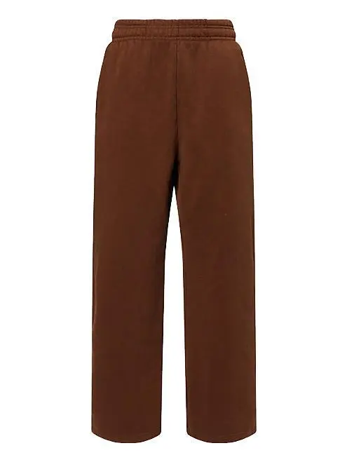 ENTIRE STUDIOS Straight-leg Relaxed-fit Cotton Jogging Bottoms - Brunette