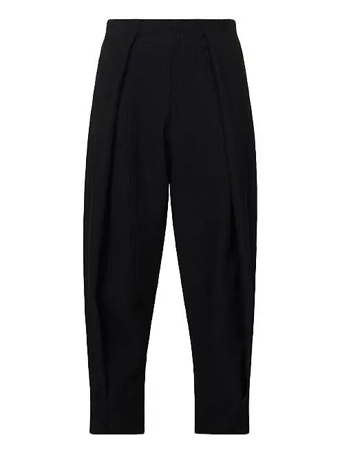 CFCL Hypha Tucked Balloon-leg Knitted Trousers - Black