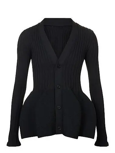CFCL Pottery Glitter Knitted Cardigan - Black Black