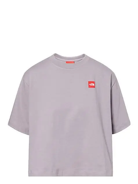 The North Face Boxy-fit Cotton-jersey T-shirt - Transcendent Grey