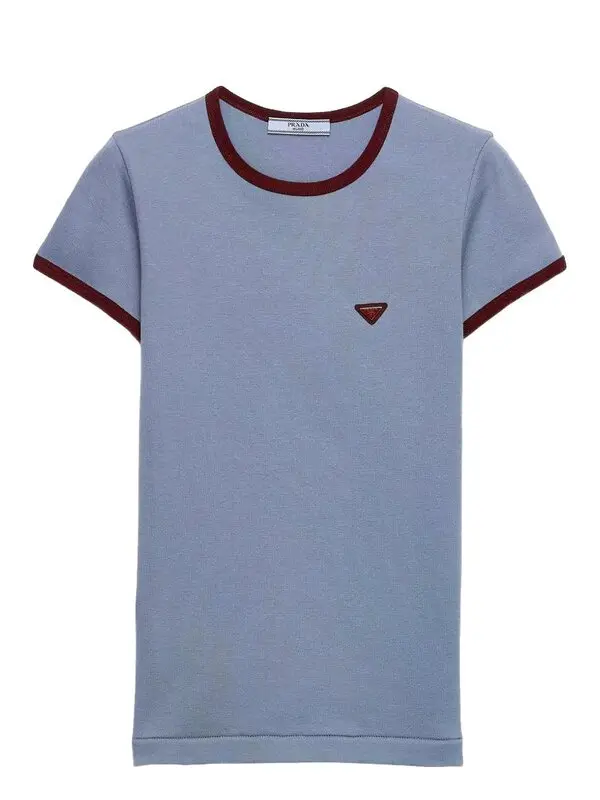 Prada Cotton T-shirt - Blue