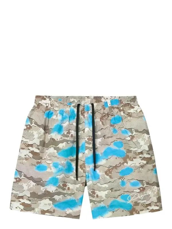 PURPLE BRAND Camouflage Short - Neutrals