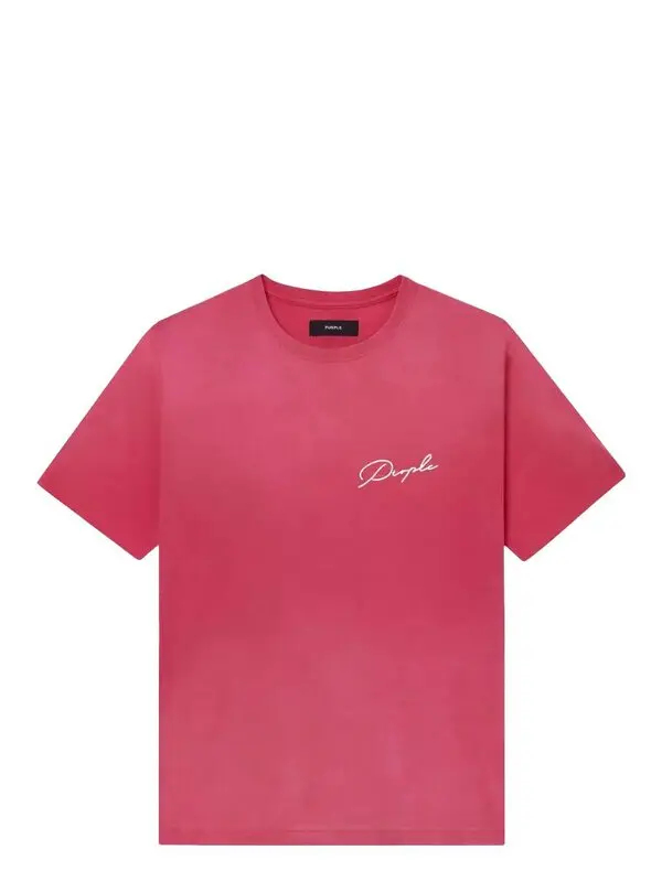 PURPLE BRAND Logo-print T-shirt - Pink