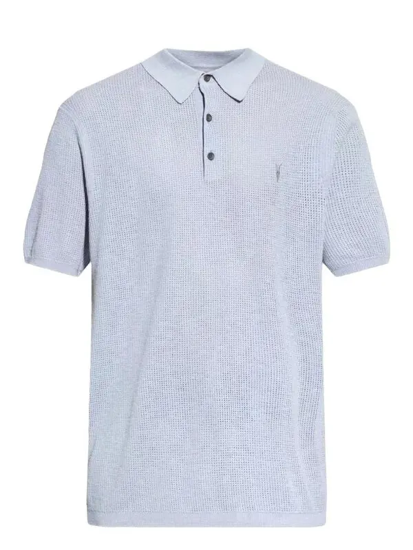 ALLSAINTS Buttoned Polo Shirt - Blue