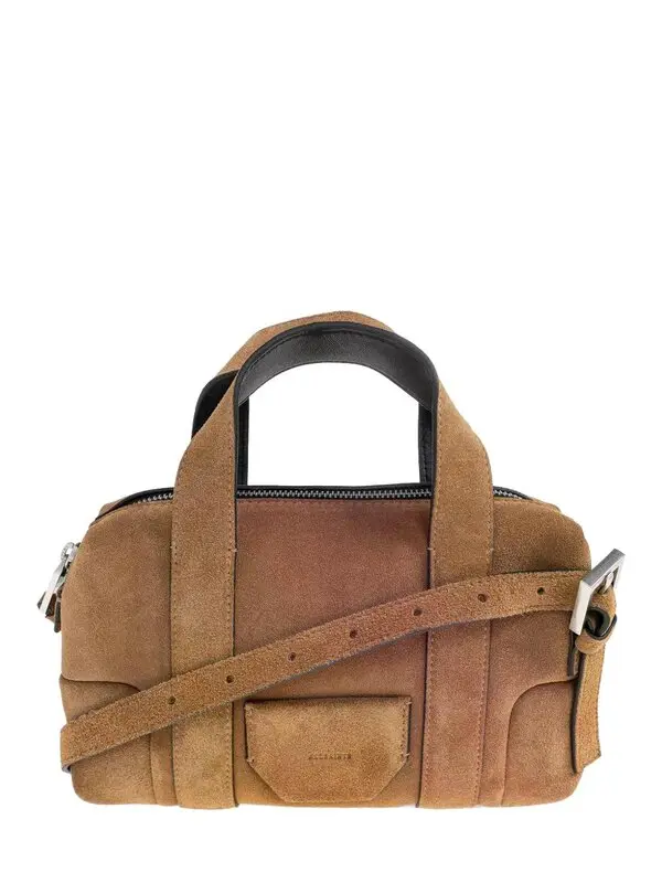 ALLSAINTS Ares Buckle Leather Tote - Neutrals