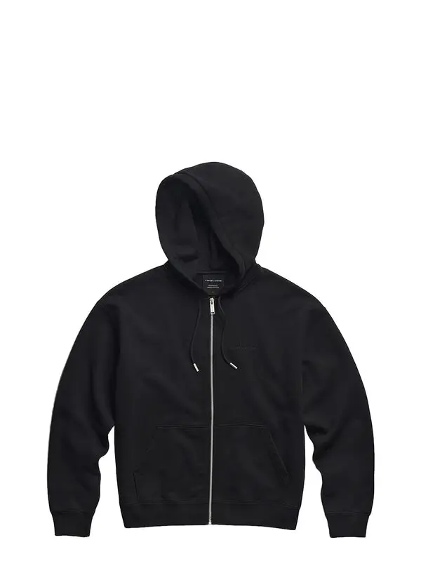 Canada Goose Embroidered Full Zip Hoodie - Black